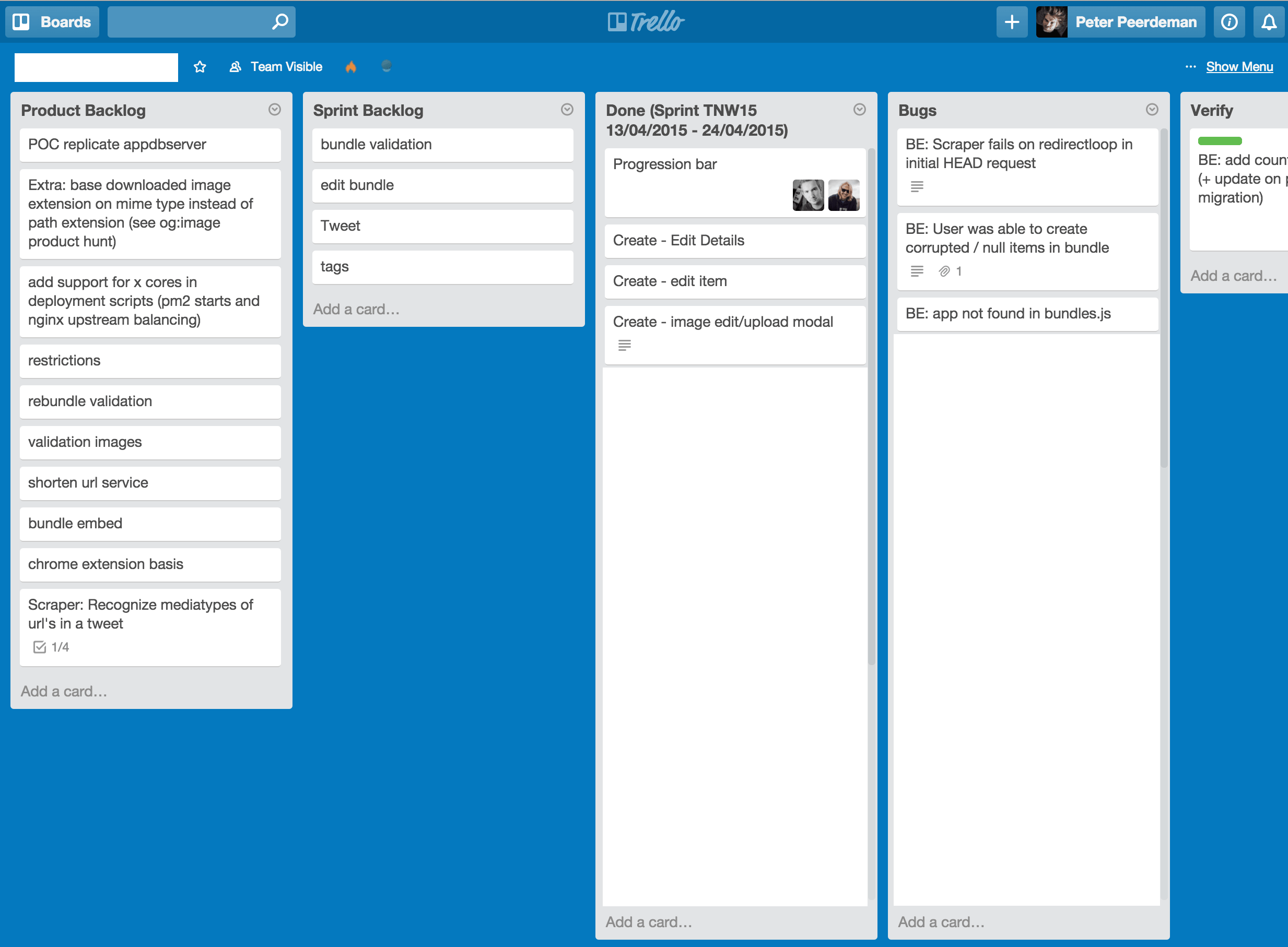 Fast And Practical SCRUM And Bug Management Using Trello And Physical 